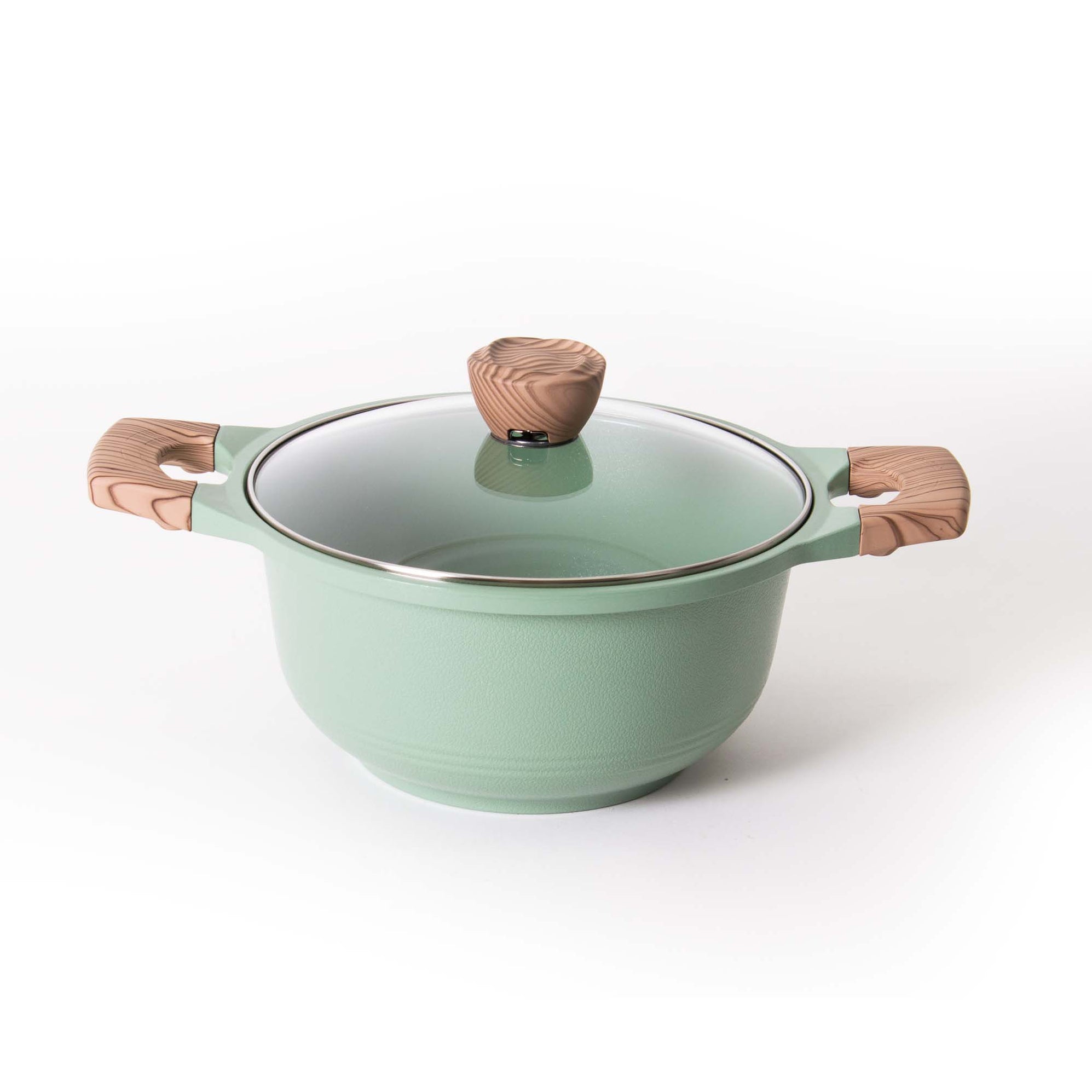 Juego 7 Piezas Jade Premium Sarten/Ollas C/Tapa — Queen Sense