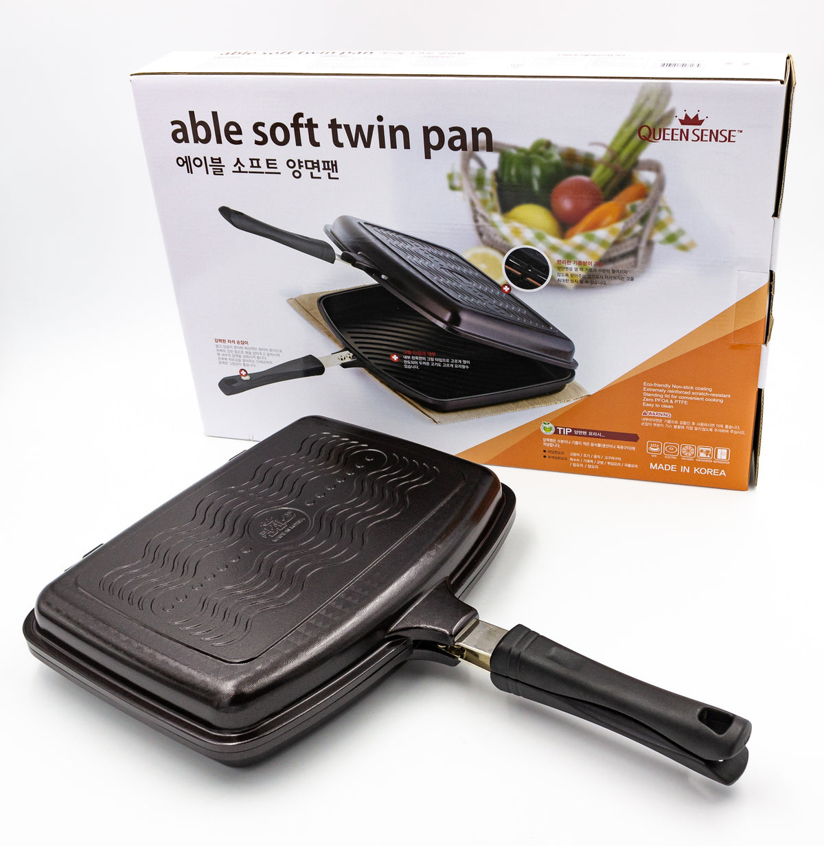 Parrilla Doble Grill Diamante Negro 28 Cm — Queen Sense